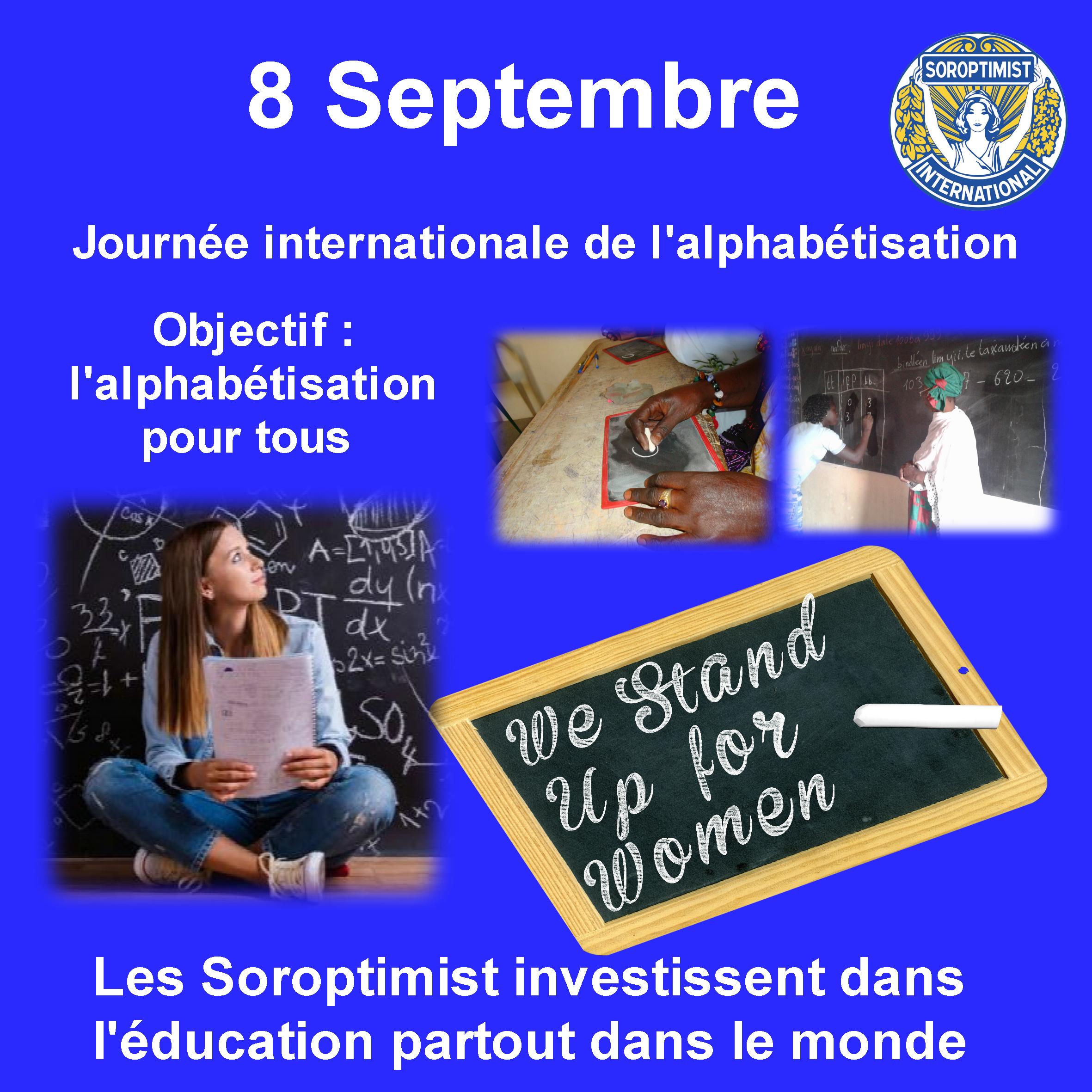 8 septembre Journée internationale de l'alphabétisation - La rochelle